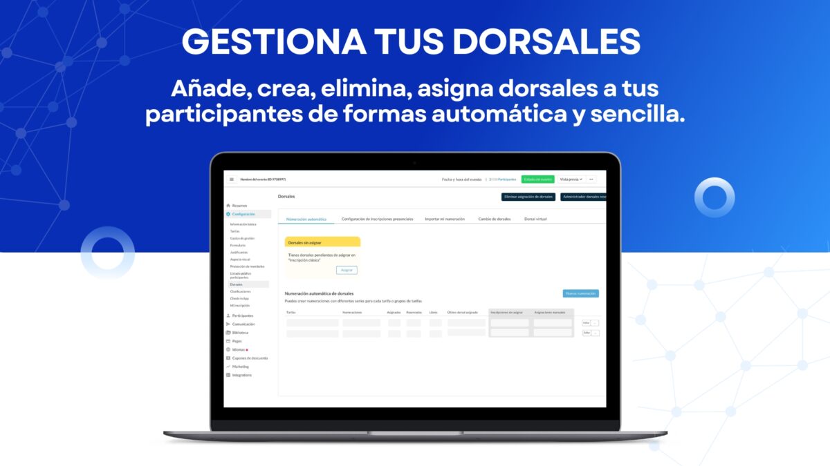 Dorsales para carreras y competiciones deportivas - RockTheSport